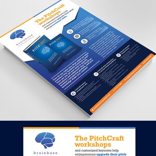 Design a One-Pager for a Startup Pitch Workshop | Postcard, flyer or ...