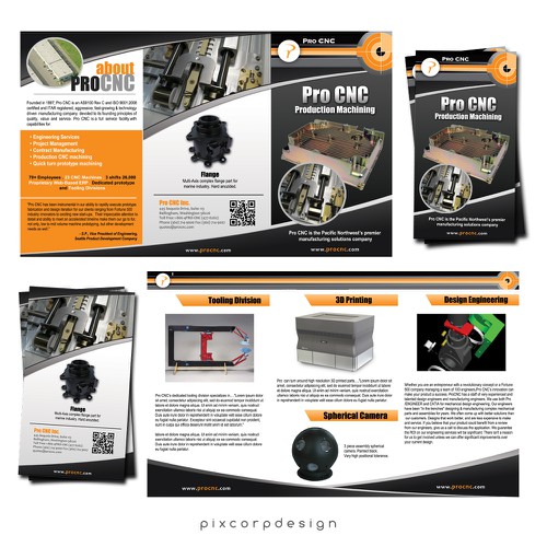 Help Pro CNC with a new brochure design | Brochure contest