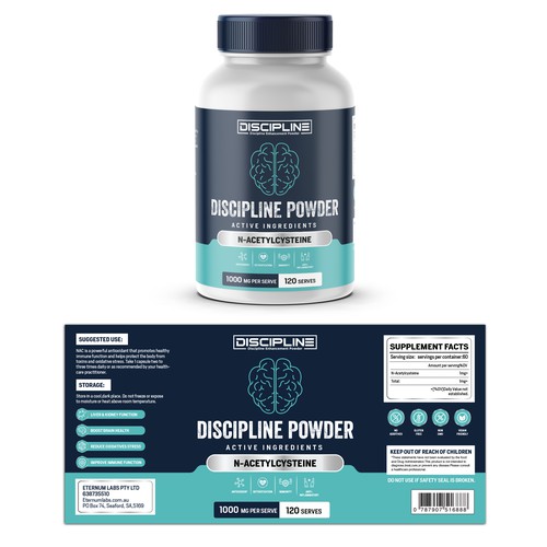 Designs | Exciting & Eye Catching! Supplement bottle label required ...