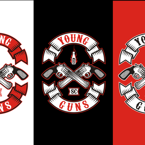 Edgy gun design/logo for smoking and grilling sauce company apparel | T ...