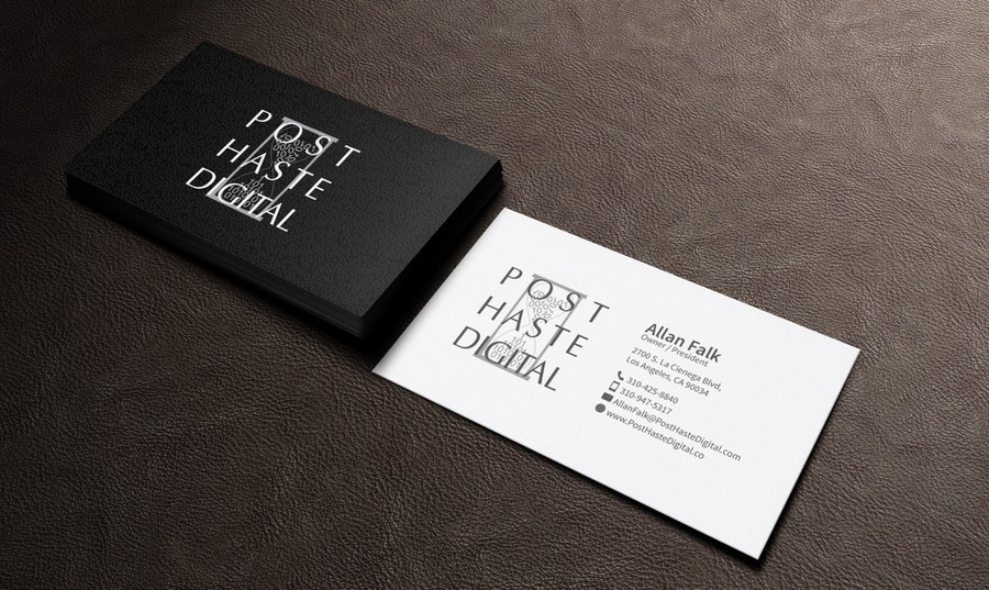 Hollywood Post Production Company Business Cards | Business card contest