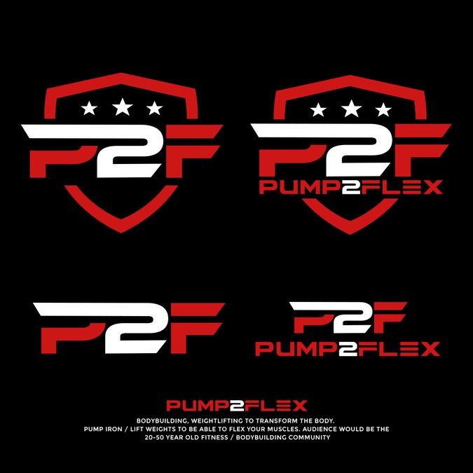 PUMP 2 FLEX - Bodybuilding logo - Different Artistic Designs | Logo ...