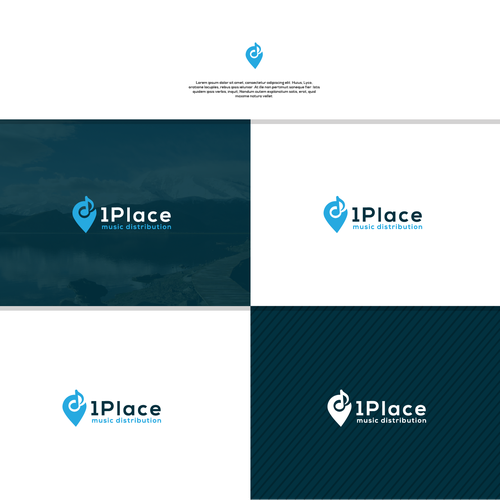 1Place Music Distribution - Logo | Logo design contest