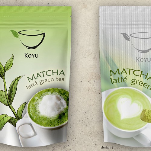 Create matcha green tea latte packaging for the UKs top retailers ...