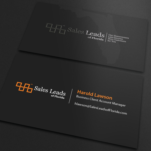SalesLeadsofFlorida.com business card design needed | Business card contest