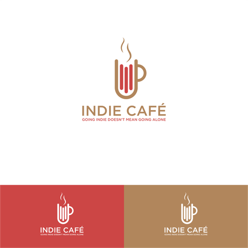 Design a classy logo for our website Indie Cafe - directed toward self ...