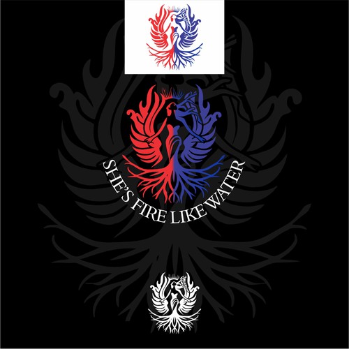 Designs | She’s Fire Like Water A logo/image that can be FELT. Dive in ...