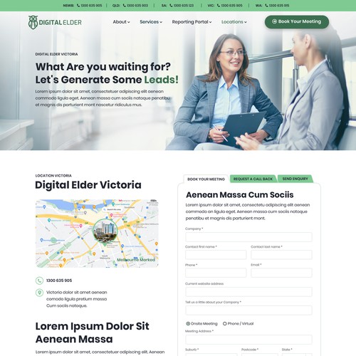 Designs | Digital Marketing Website Redesign - Inspiring / Modern ...
