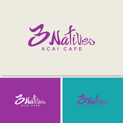 Designs | 3Natives Acai Cafe — Logo & Wordmark Redesign | Logo design ...