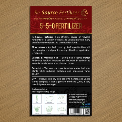 Renewable fertilizer brand needs a creative, attention-getting image ...