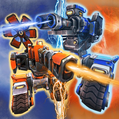 Designs | Mobile Robot Game Icon for Google/Apple stores | Icon or ...