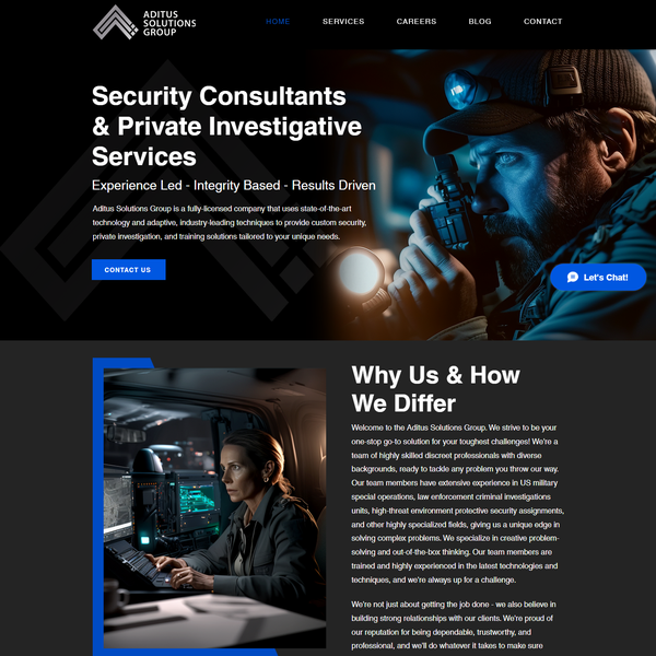 Webdesign for security company | Web page design contest | 99designs