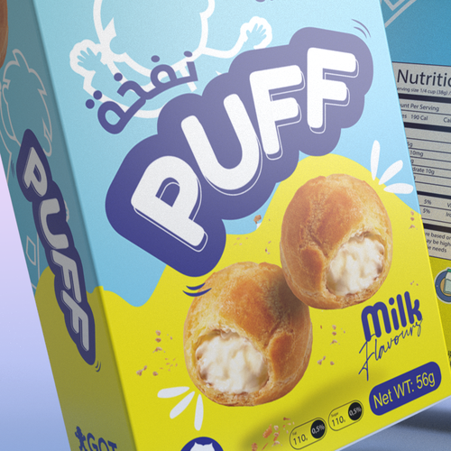 Designs | GOT SNACK -PUFF- Milk flavor | Product packaging contest