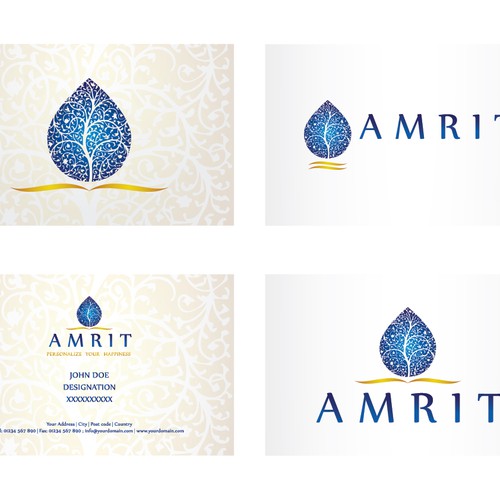 Designs | Create a modern exotic visual for Amrit | Logo & brand ...