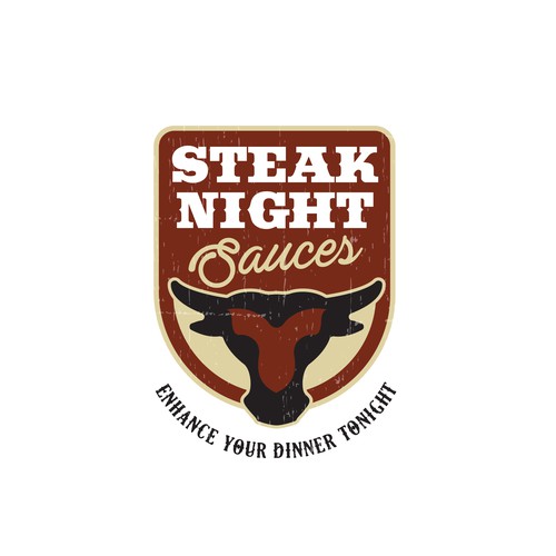 Design a food packaging logo for Steak Night Sauces | Logo design contest