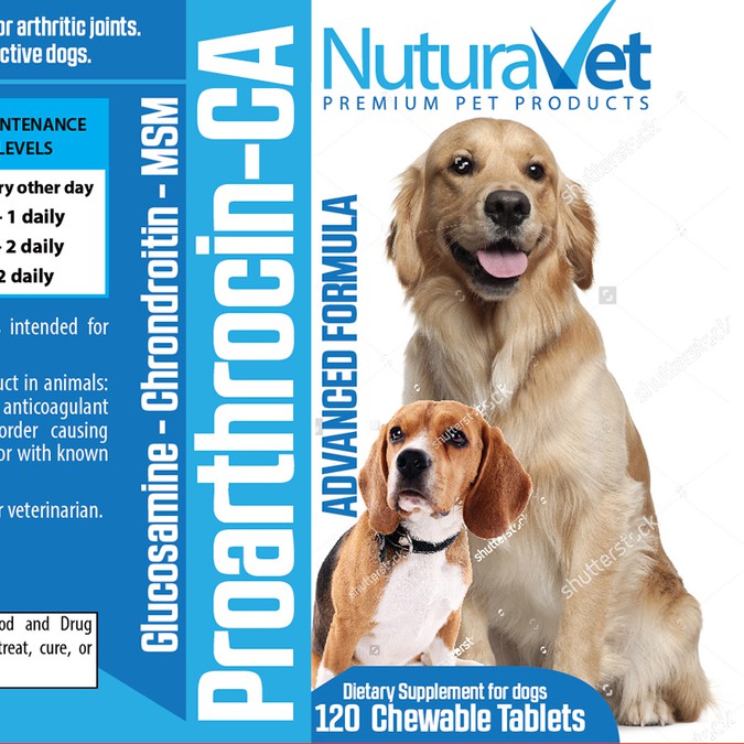Pet Supplements Label Design | Product label contest