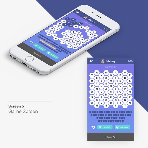 Design an attractive word game: Lexophile - Word Puzzles | App design ...