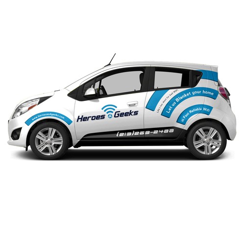 Car Wrap Chevy Spark 2016 | Car, truck or van wrap contest