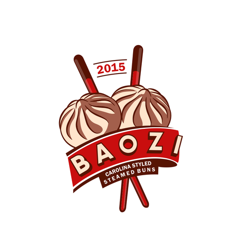 Baozi Food Truck "Carolina Styled Steamed Buns" | Logo design contest