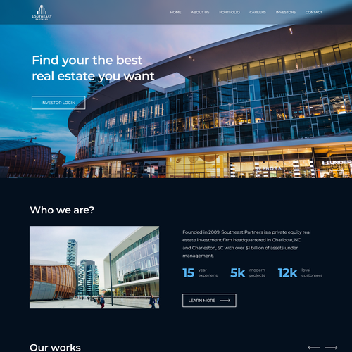 Designs | Real Estate Development Website | WordPress theme design contest