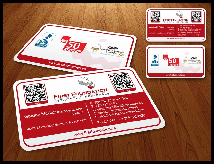 First Foundation (Mortgage Brokerage) Needs New Business Cards ...
