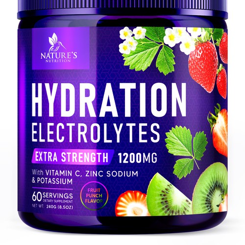 Designs | Hydration Electrolytes Design Needed for Nature's Nutrition ...