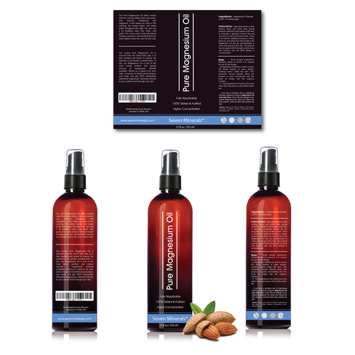 Create an Elegant Label for a Premium Skin Oil Bottles | Product label ...