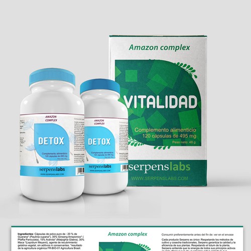 Designs | Amazon Complex | Product label contest