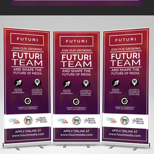 Easy Project - Create stand-up banner for College Recruitment Fair ...