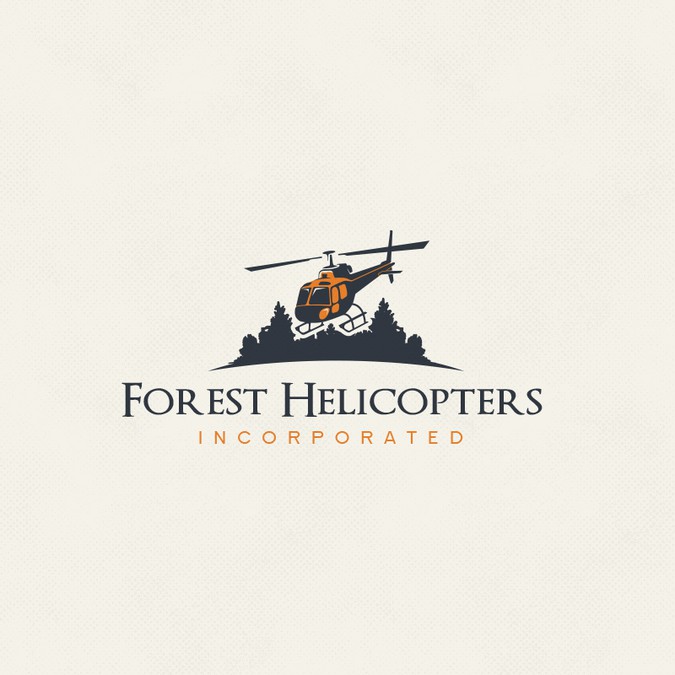 Helicopter company logo for Forest Helicopters Inc. | Logo design contest