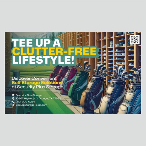 Designs | Eye-catching Illustration for Self Storage Ad in Golf ...