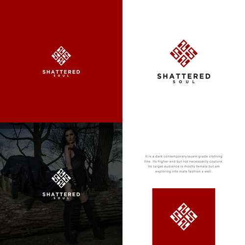 Design logo for a dark/contemporary emerging fashion brand; Shattered ...