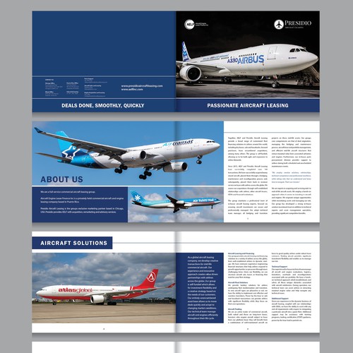 Aviation Leasing Company needs a powerful brochure | Brochure contest