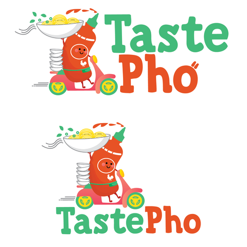 Happy & Playful Logo for "Taste Pho" | Logo design contest