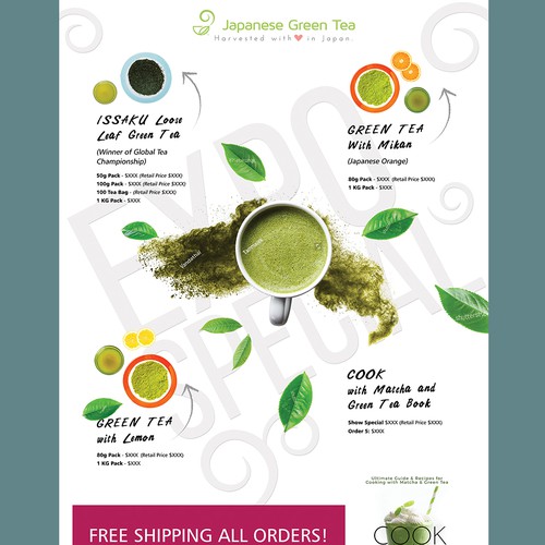 Flyer for Tea Trade Show | Postcard, flyer or print contest