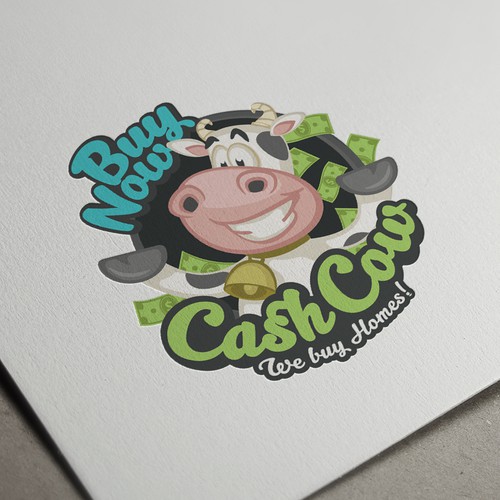 Buy Now Cash Cow logo | Logo design contest