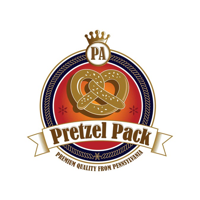 PA Pretzel Pack | Logo design contest