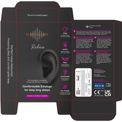 Designs | Premium In-Ear Hearing Protection Packaging Design for German ...