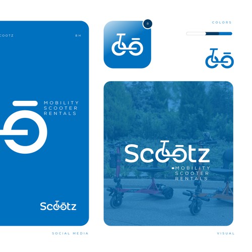 Designs | Modern and bold logo for cool mobility scooter rental company ...