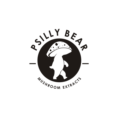 Designs | "Psilly Bear" Symbol Logo for our Mushroom Extract Company ...