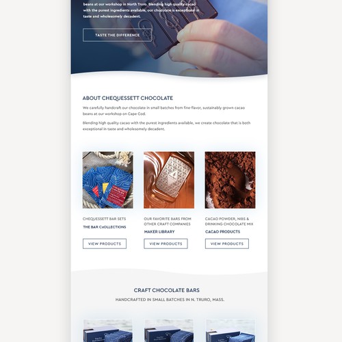Designs | Design a nautical email template for a craft chocolate ...