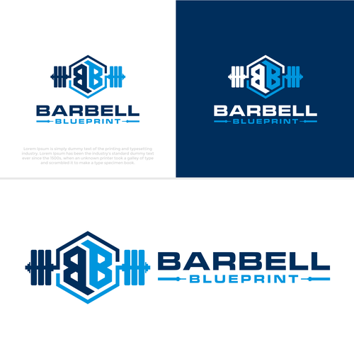 Designs | Barbell Blueprint logo design | Logo design contest