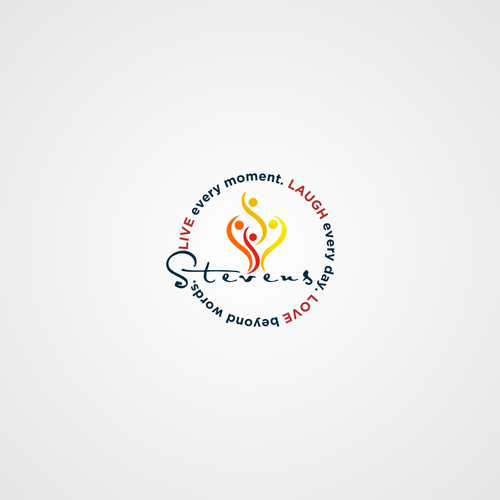 Live Laugh Love Stevens Family Logo | Logo design contest