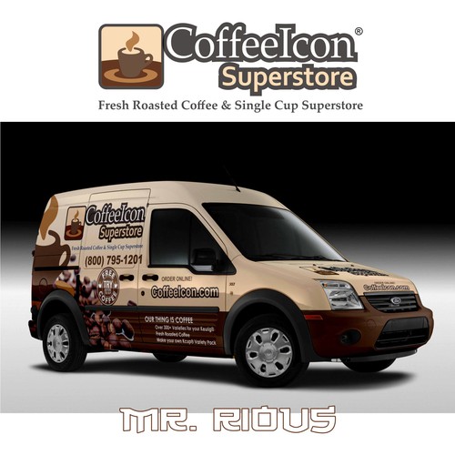 Create a Great Looking Vehicle Wrap Design for CoffeeIcon Supestore ...