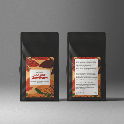 Designs | Cascara tea label | Product packaging contest