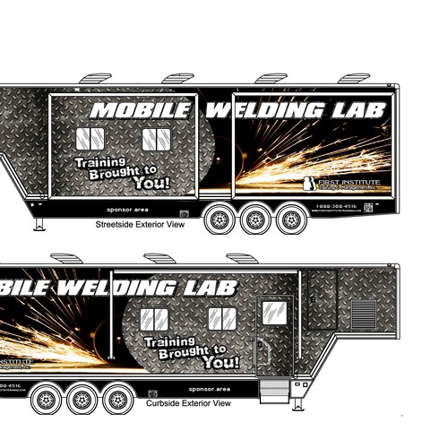 Custom Mobile Welding Lab needs custom graphic wrap | Other design contest
