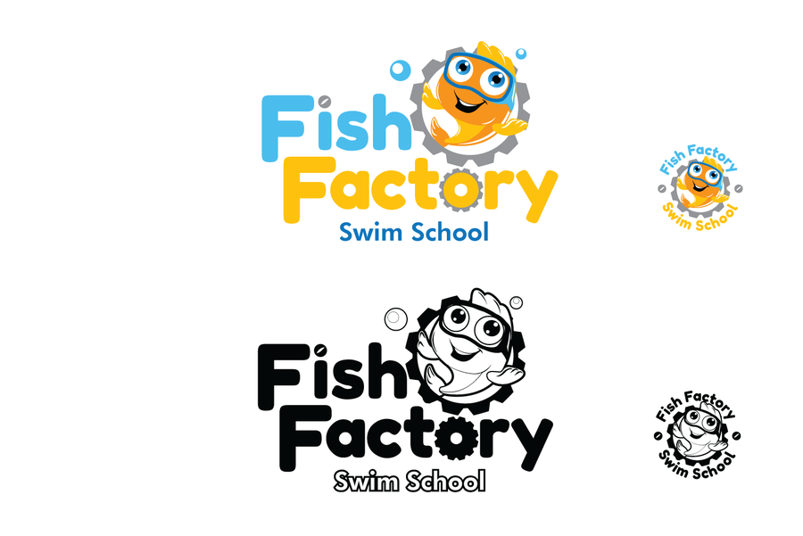 New logo wanted for Fish Factory Swim School | Logo design contest
