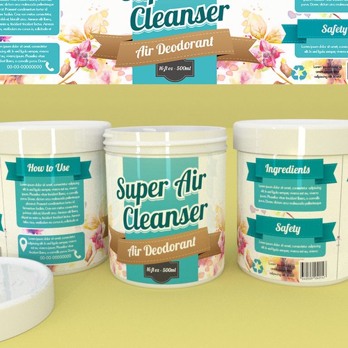 Air Freshener/ Odor Remover Label Design (*Product Name Changed ...