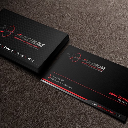 Outdoor Sporting Goods Company Needs Flashy Business Card | Business ...