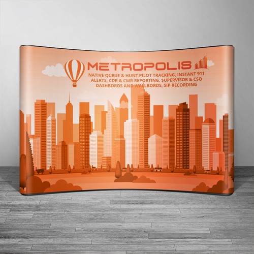 Design an innovative & high tech booth for a technology software ...